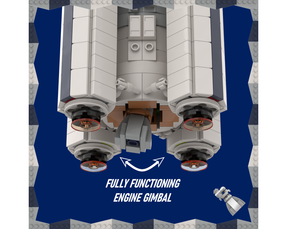 Lego Moc Ariane 6 Saturn V Scale By Raptor Bricks Rebrickable