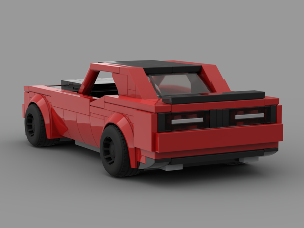 Lego Moc Dodge Challenger Demon Red By Dudpr Rebrickable Build