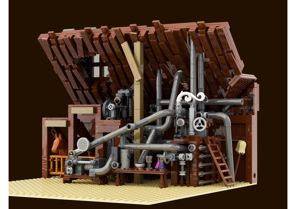 LEGO MOC Doc's Barn in 1885 by Michelanlego | Rebrickable - Build with LEGO