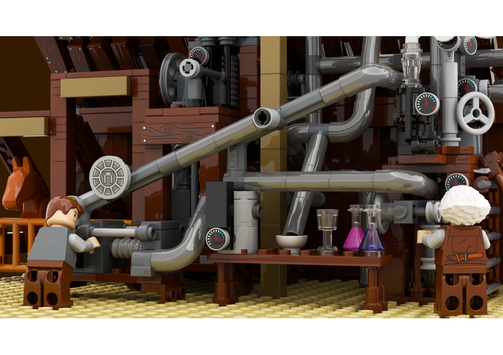 LEGO MOC Doc's Barn in 1885 by Michelanlego | Rebrickable - Build with LEGO