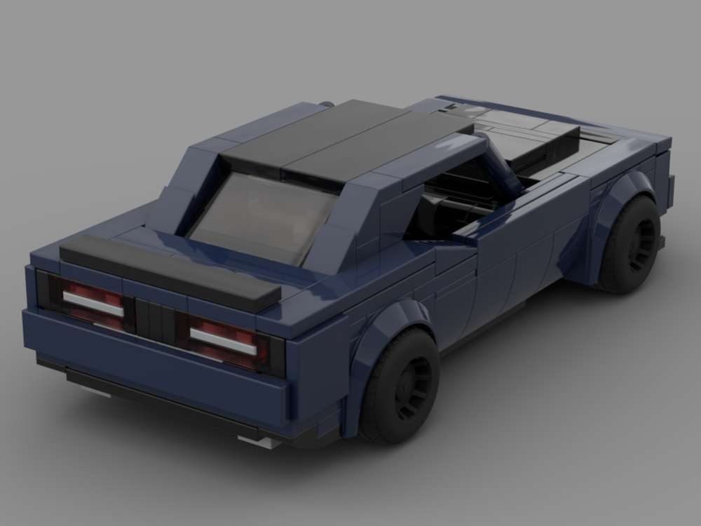 Lego Moc Dodge Challenger Demon Dark Blue By Dudpr Rebrickable