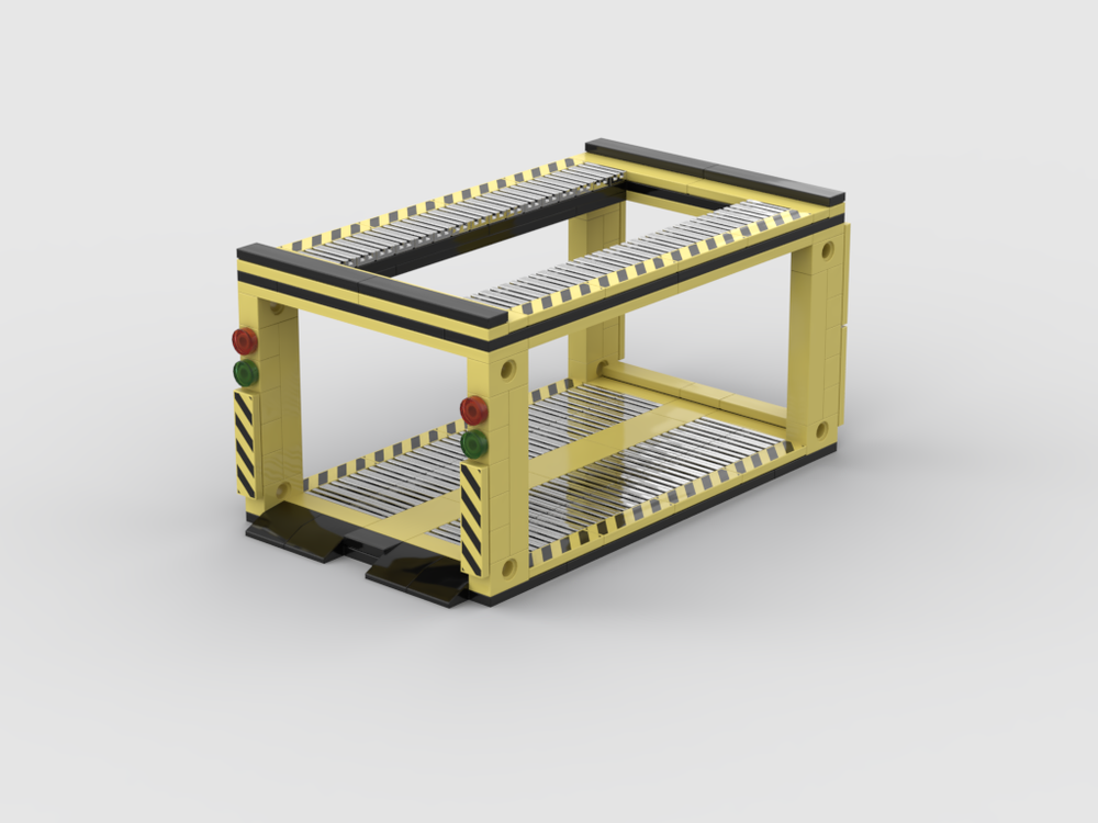 LEGO MOC Vertical Garage Car Lift by aVimes | Rebrickable - Build with LEGO