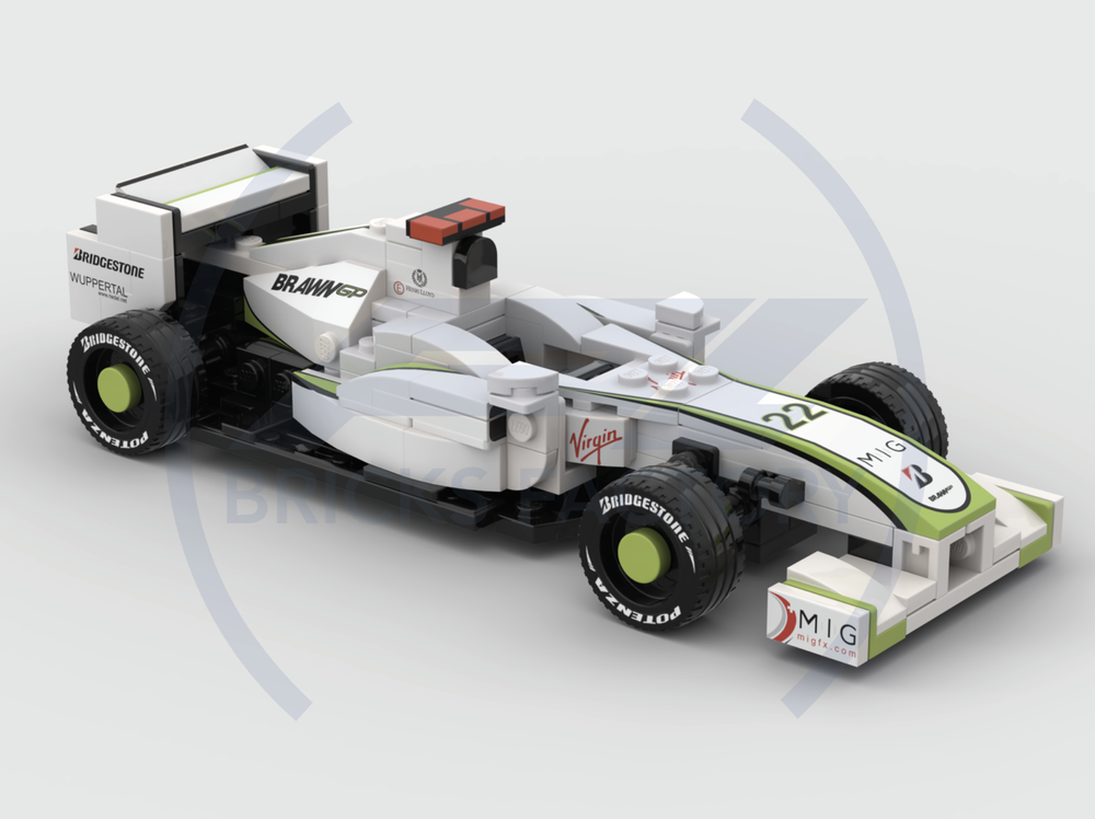 LEGO MOC F1 Brawn BGP001 by Pit Lane Bricks Factory | Rebrickable ...