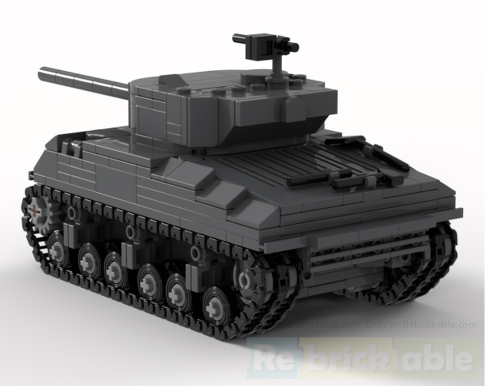 LEGO MOC M4A3E8 Sherman V2 (NEW VERSION AVAILABLE) by ZaneWC ...