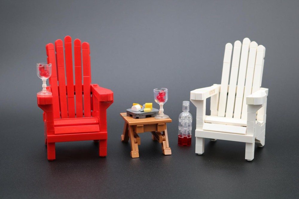 LEGO MOC Adirondack Chairs by Brick_Lizard | Rebrickable - Build with LEGO