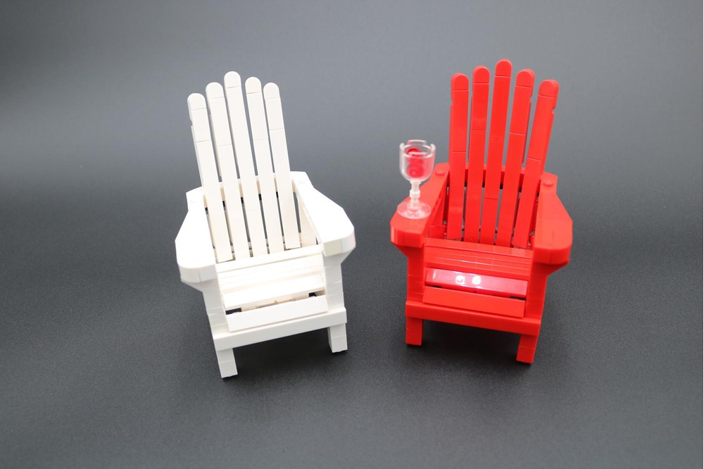 LEGO MOC Adirondack Chairs by Brick_Lizard | Rebrickable - Build with LEGO