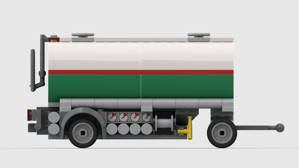 LEGO MOC Tanker full trailer by phigeon | Rebrickable - Build with LEGO