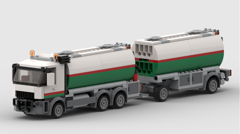 Lego Moc Tanker Full Trailer By Phigeon Rebrickable Build With Lego