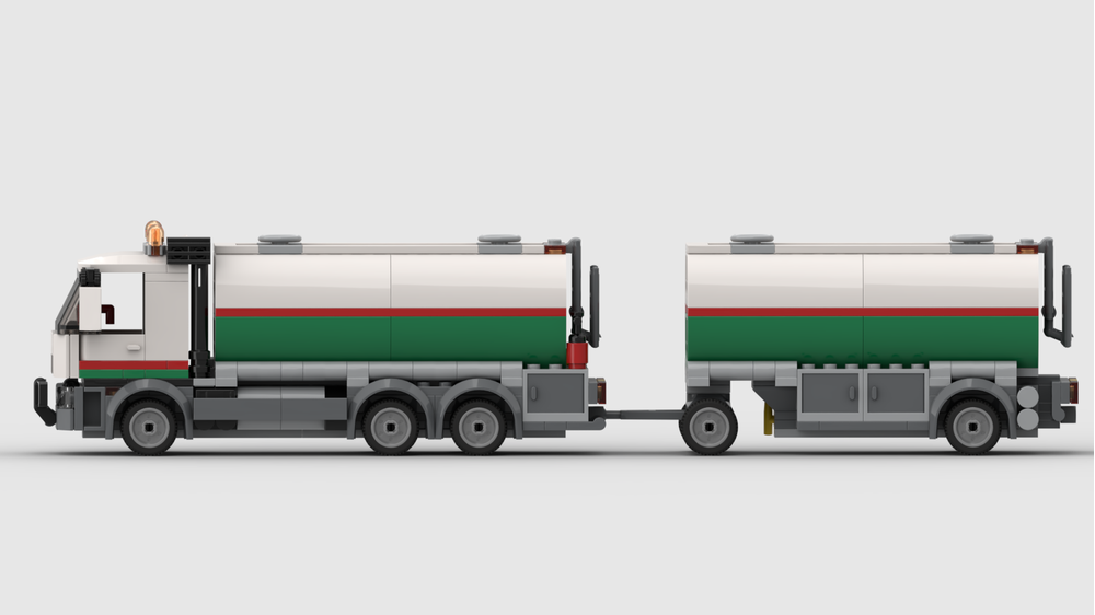 Lego Moc Tanker Full Trailer By Phigeon Rebrickable Build With Lego