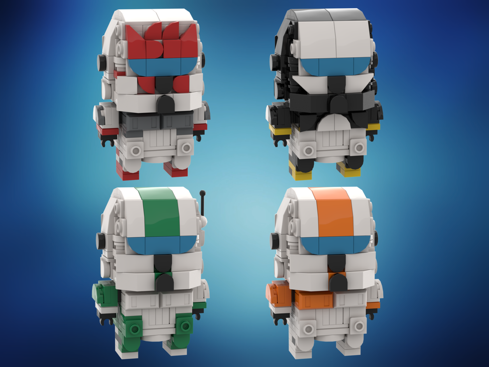 LEGO MOC Delta Squad Brickheadz BUNDLE by Ant0noo | Rebrickable - Build ...