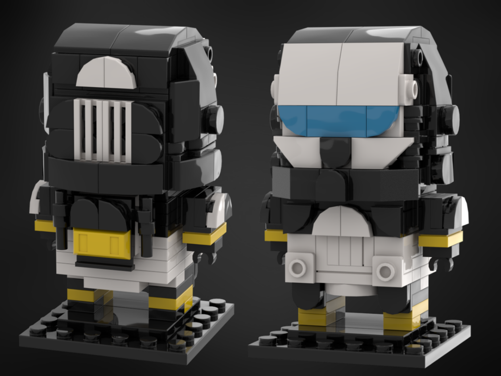 Lego Moc Delta Squad Brickheadz Bundle By Ant0noo Rebrickable Build