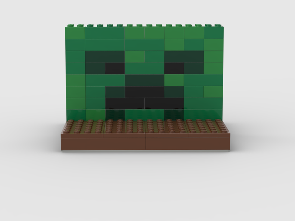 LEGO MOC Minecraft creeper face by brick_bro | Rebrickable - Build with ...