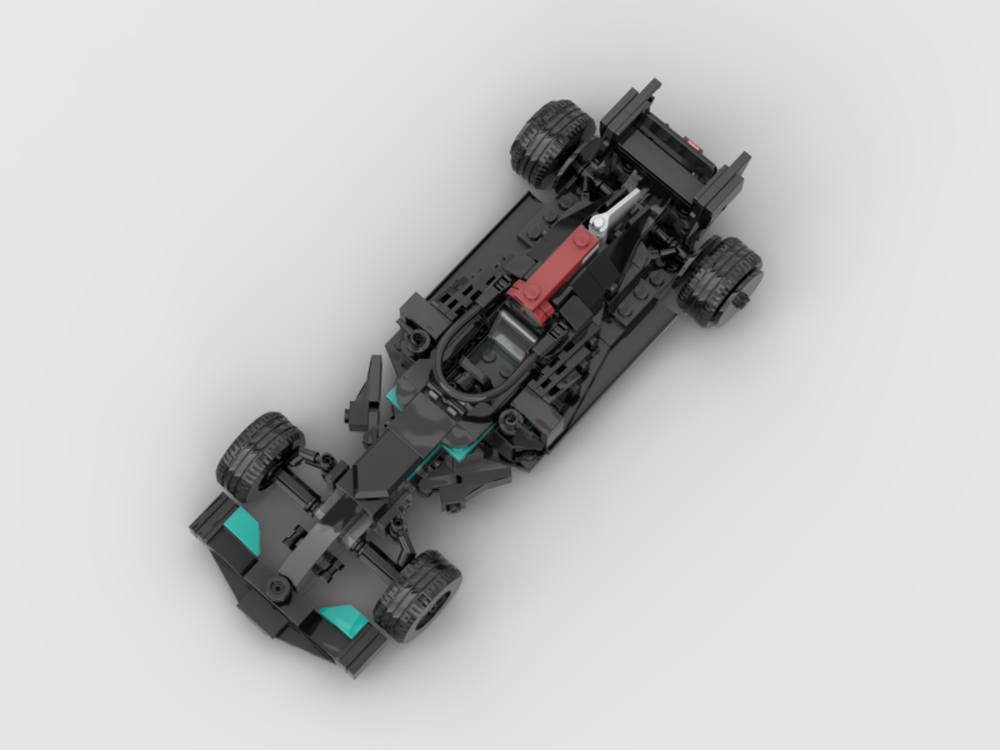 Lego Moc F1 Mercedes W12 By Manbatcaj Rebrickable Build With Lego