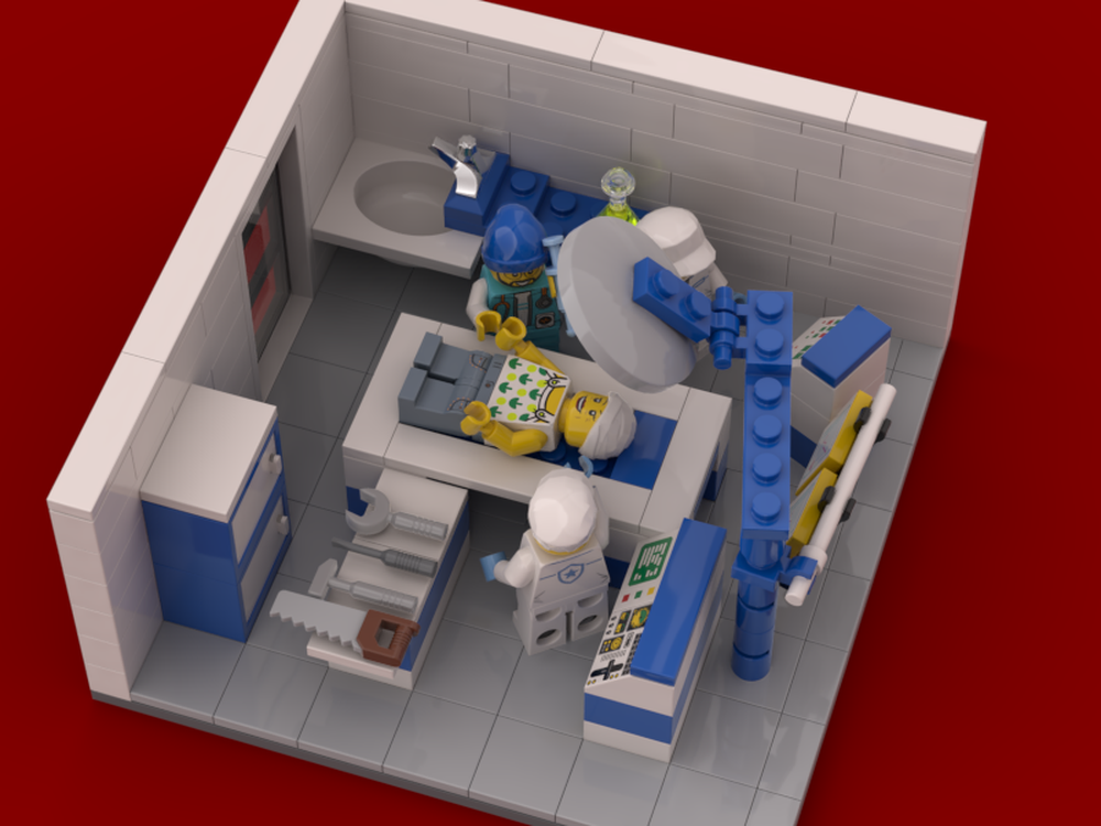 LEGO MOC Operation in Hospital by Seelenbrand | Rebrickable - Build ...