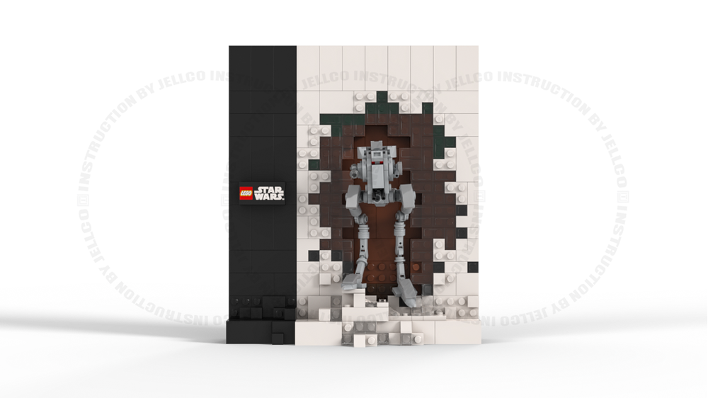 Lego Moc Three Dimensional Poster Concept Series Part Iii By Jellco