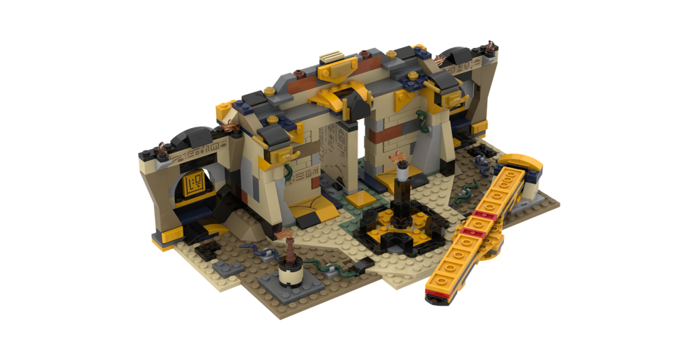 Lego Moc Adventurers Chapter 7desert Obelisk Alternative Build For 1x