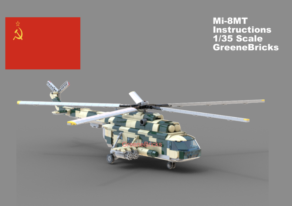 LEGO MOC Mi-8MT by GreeneBricks | Rebrickable - Build with LEGO