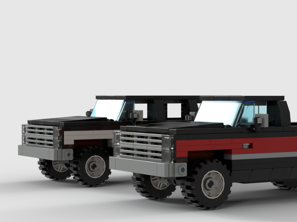Lego Moc 1985 Gmc Sierra By Nlegogarage Rebrickable Build With Lego