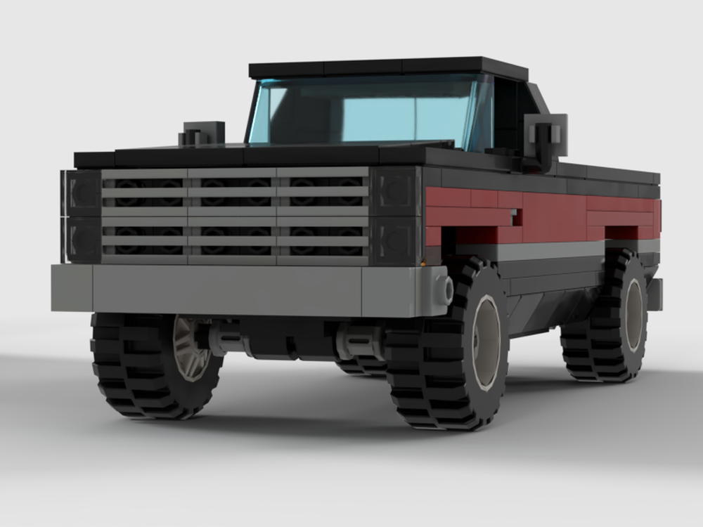 Lego Moc 1985 Gmc Sierra By Nlegogarage Rebrickable Build With Lego