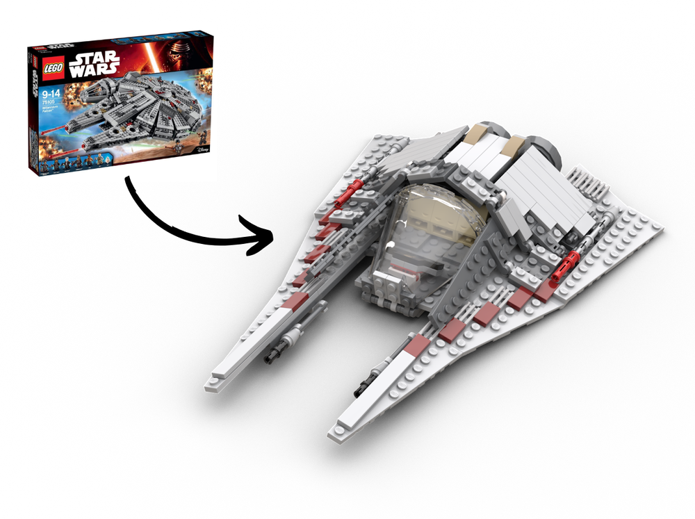 LEGO MOC Lance-Class Interceptor - 75105 Millennium Falcon Alt by ...