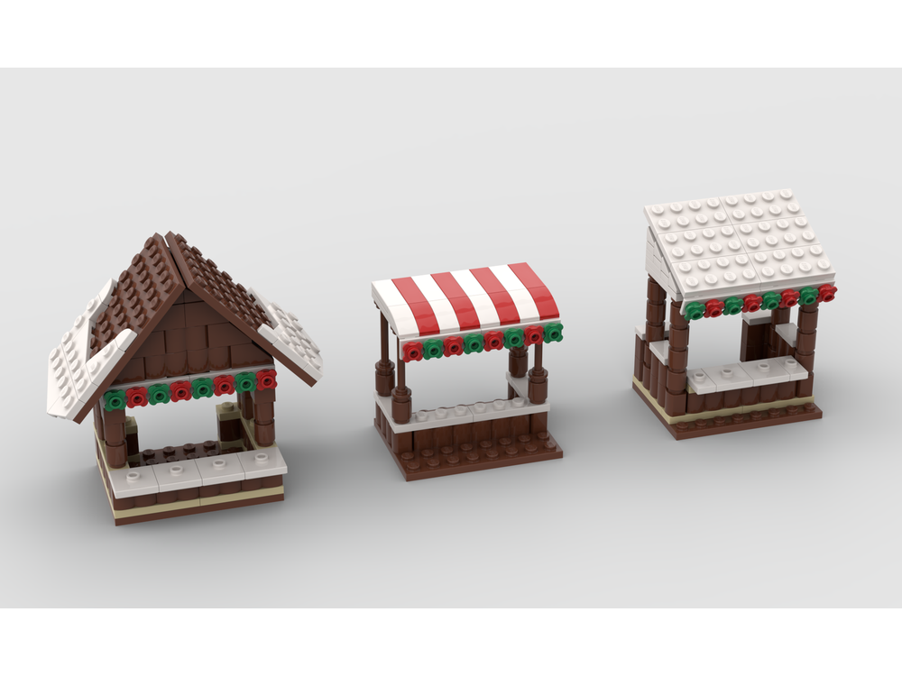 LEGO MOC Winter Holiday Village Market Stall by Brick Tastic ...