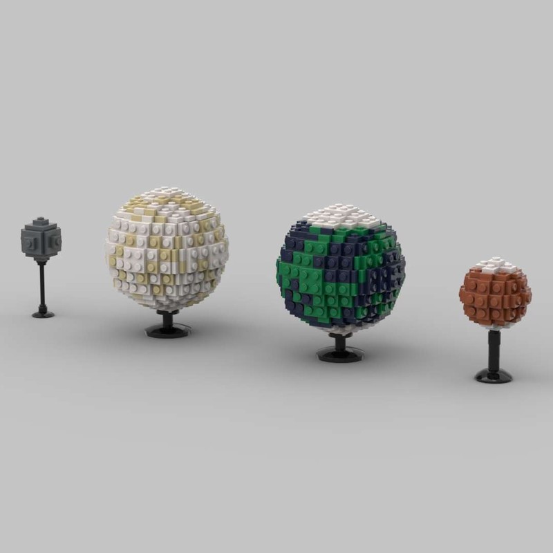 LEGO MOC The Inner Planets by TheBlackShark_77 | Rebrickable - Build ...