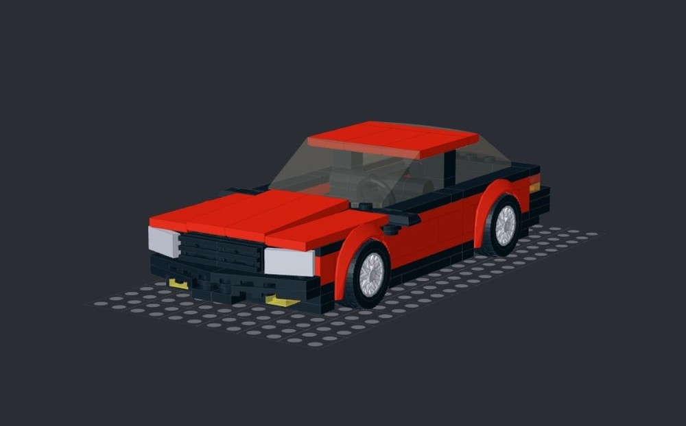 LEGO MOC 1983 Renault Fuego Turbo by SP6CarMocs | Rebrickable - Build ...