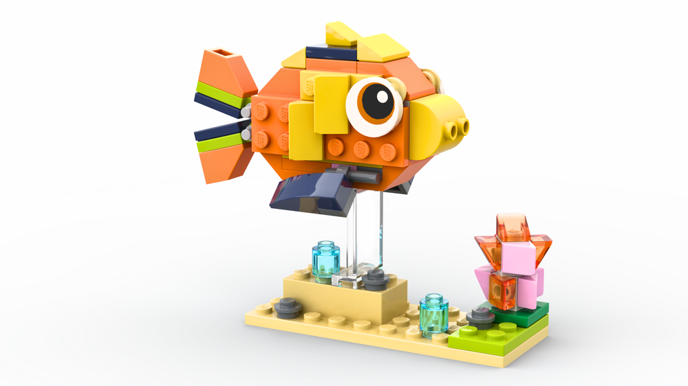 LEGO MOC 11003 Fish by Lenarex | Rebrickable - Build with LEGO