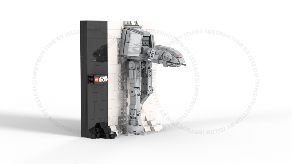 Lego Moc Three Dimensional Poster Concept Series Part I By Jellco