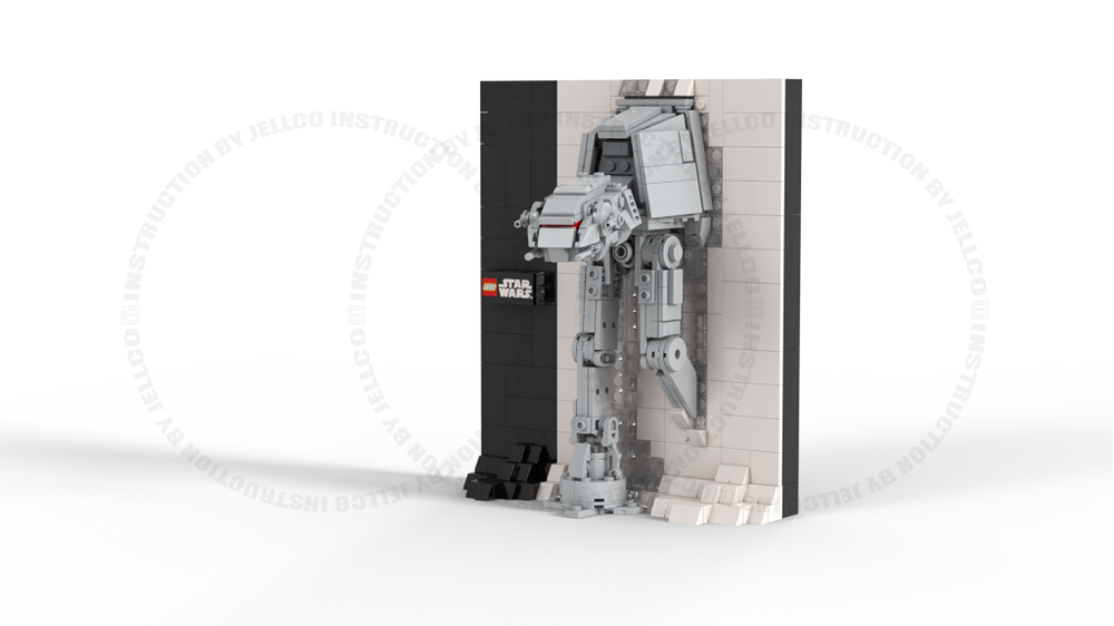Lego Moc Three Dimensional Poster Concept Series Part I By Jellco