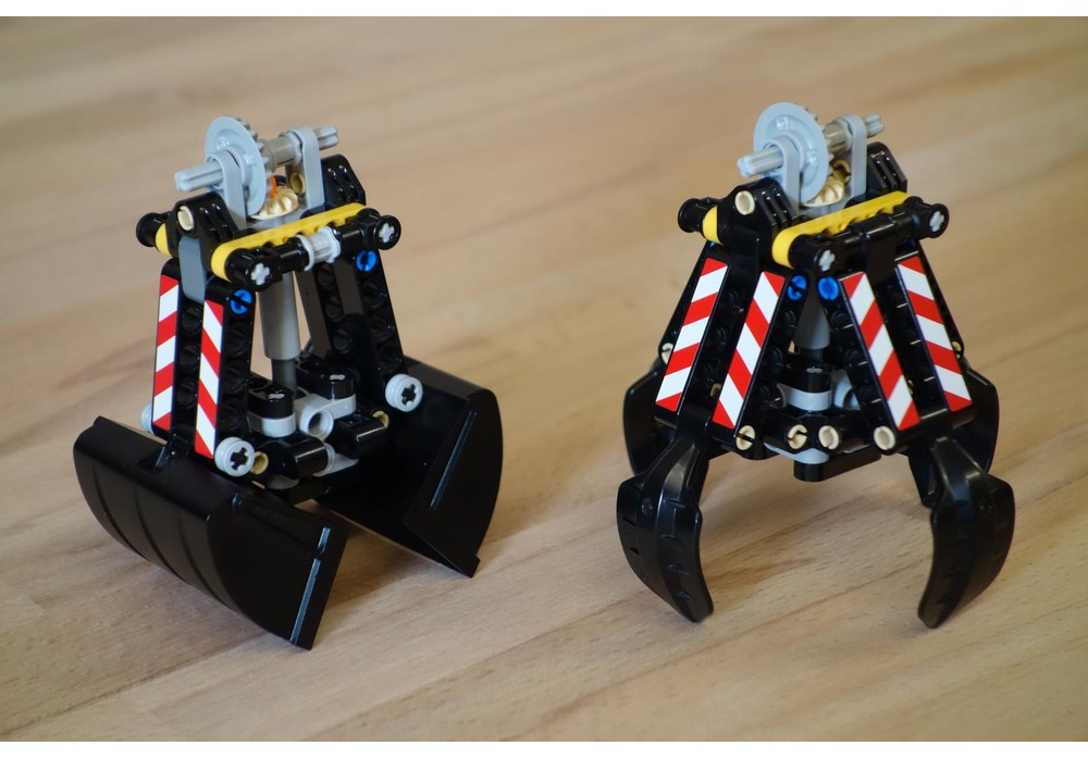 LEGO MOC 42006 MOD - clamshell bucket grab by Mowlwurf | Rebrickable ...