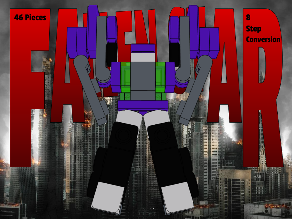 LEGO MOC Fallen Star AKA Transformers Prime Shattered Glass Optimus ...