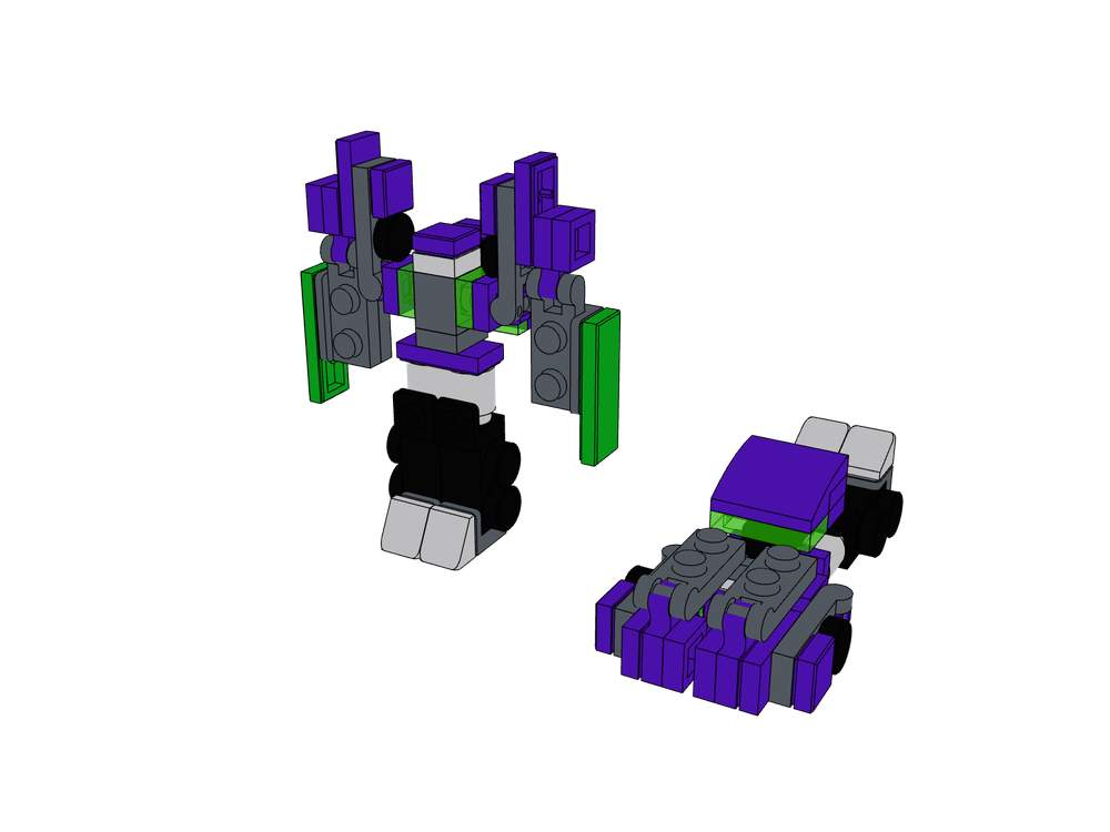 LEGO MOC Fallen Star AKA Transformers Prime Shattered Glass Optimus ...