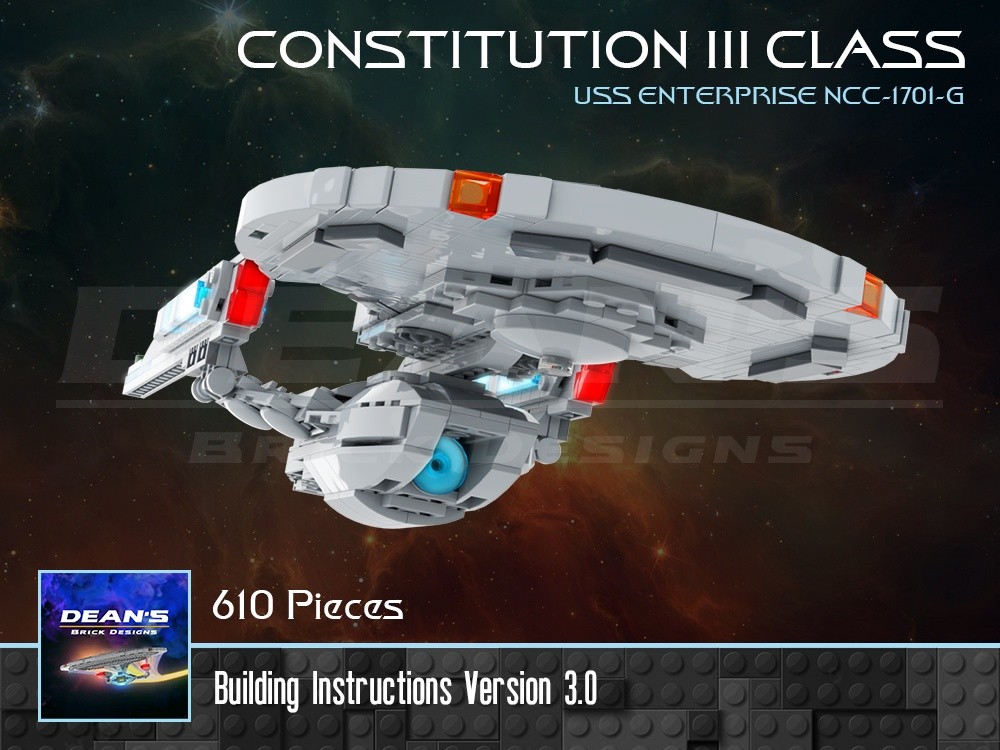 LEGO MOC Constitution III Class Starship - Star Trek Picard by ...