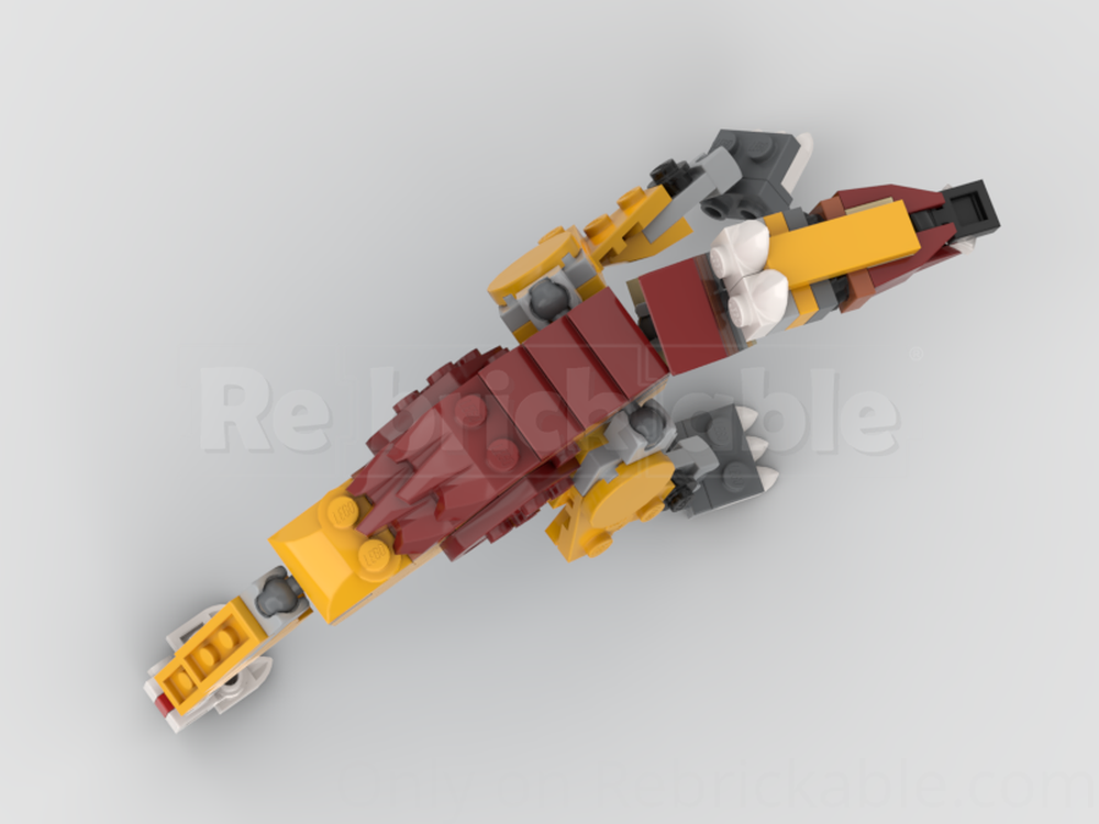 LEGO MOC 31112 Mordax (Mordevorator mordax) 1:22 scale by Foosbubs ...
