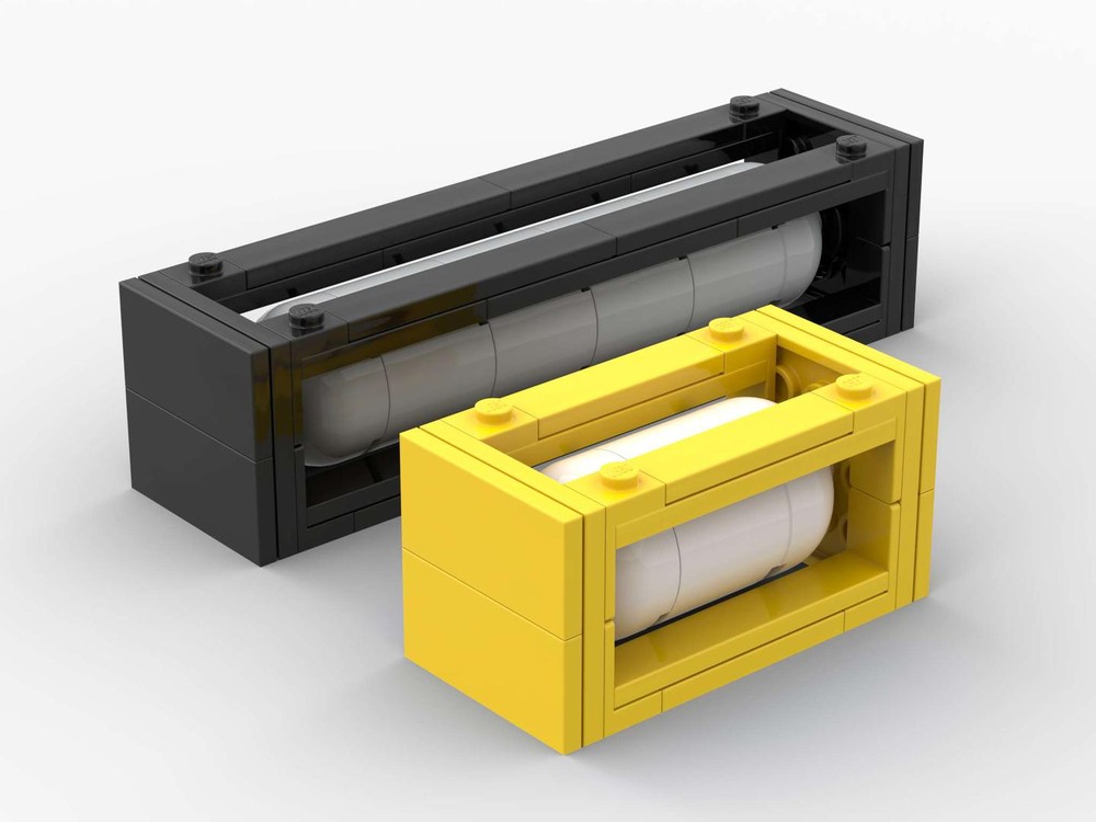 LEGO MOC 20ft Tank Container by bricklenscz | Rebrickable - Build with LEGO