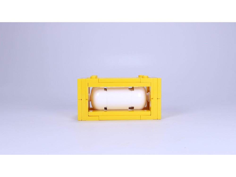 LEGO MOC 20ft Tank Container by bricklenscz | Rebrickable - Build with LEGO