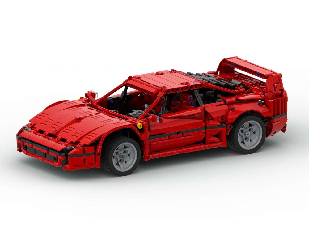 LEGO MOC Ferrari F40 1-12 by paave | Rebrickable - Build with LEGO