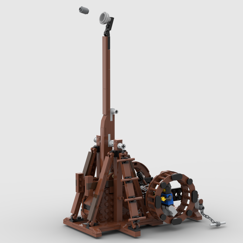 LEGO MOC Trebuchet v2 by MidiBricks | Rebrickable - Build with LEGO
