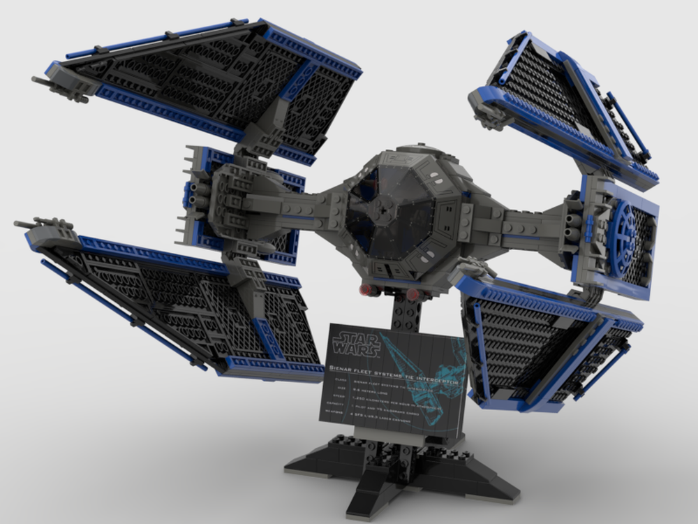 LEGO MOC UCS TIE Interceptor 7181 Update by sgtscoopy | Rebrickable ...