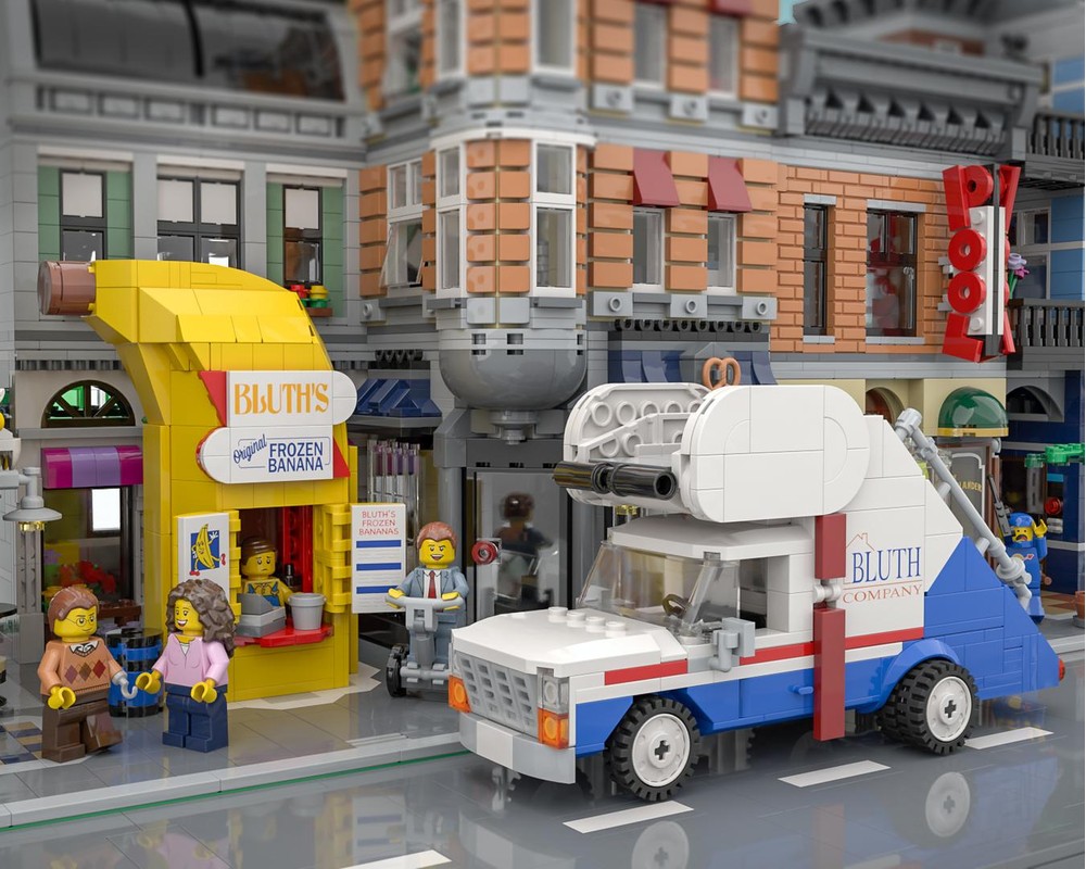 Lego Moc Bluth Stair Car By Benbuildslego Rebrickable Build With Lego