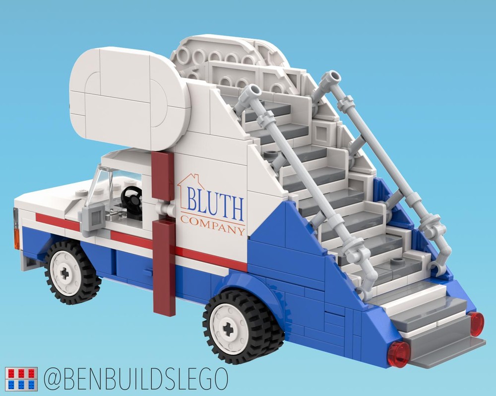 Lego Moc Bluth Stair Car By Benbuildslego Rebrickable Build With Lego