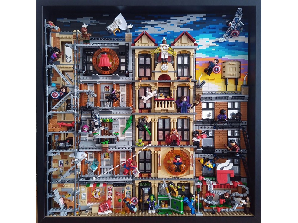 LEGO MOC-190486 MARVEL IKEA frame Sannahed 50x50 cm by i1art-LEGO ...