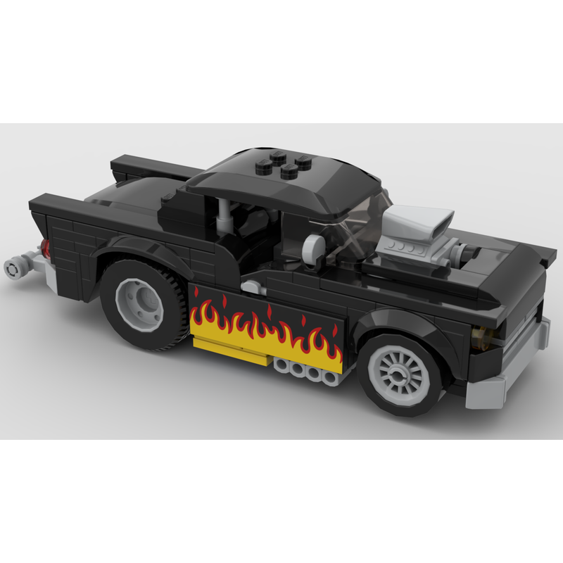 LEGO MOC "Hellfire" '57 Chevy drag racer by johanmorrill | Rebrickable ...