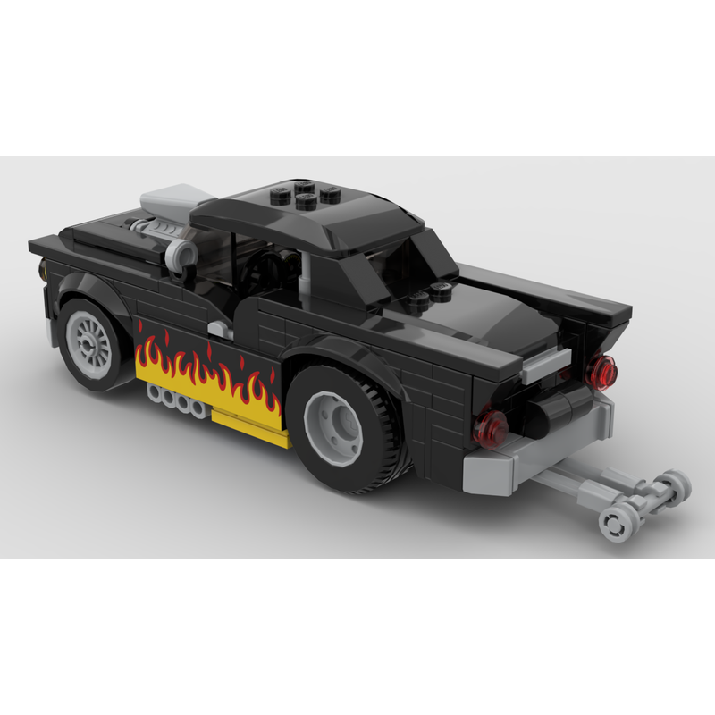 LEGO MOC "Hellfire" '57 Chevy drag racer by johanmorrill | Rebrickable ...