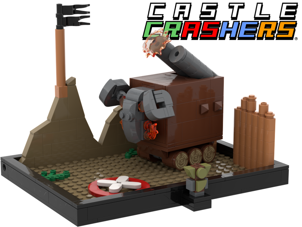 LEGO MOC Castle Crashers Barbarian War Machine Diorama by ...