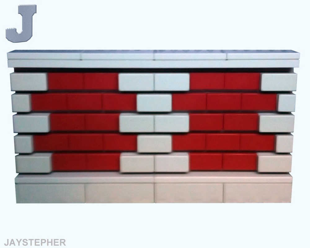 Lego Moc Masonry Brick Wall Building Exercise By Jaystepher