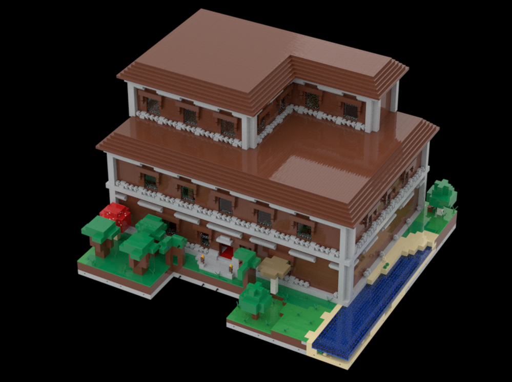 LEGO MOC UCS Minifigure-scale Woodland Mansion by ConsiderANapkin ...