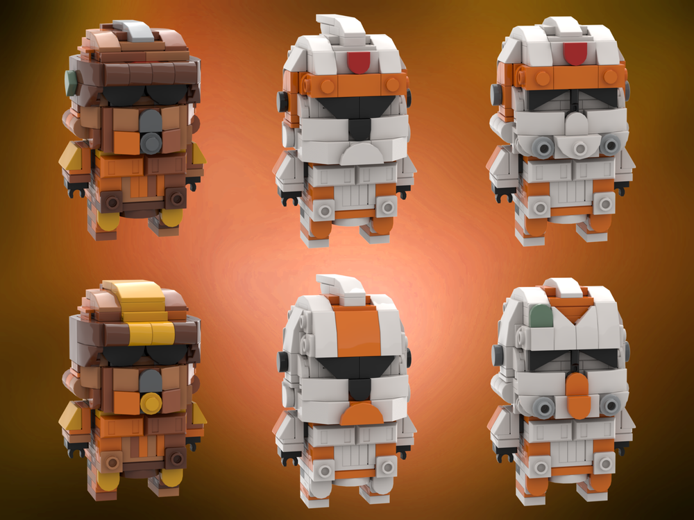 LEGO MOC Waxer and Boil Brickheadz by Ant0noo | Rebrickable - Build ...