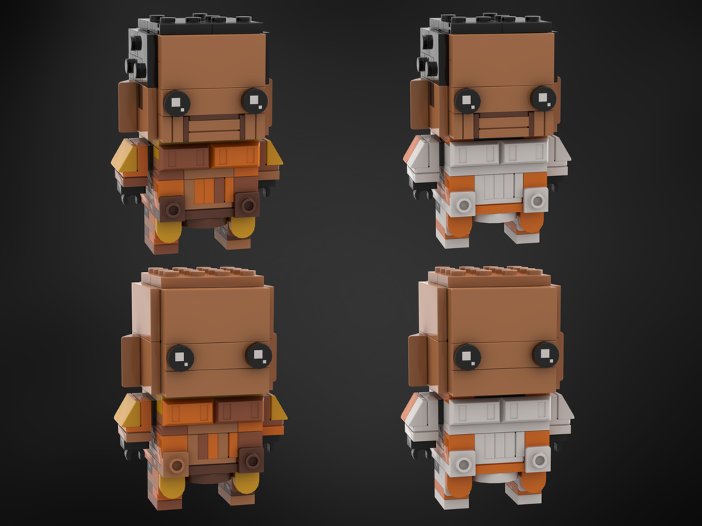 LEGO MOC Waxer and Boil Brickheadz by Ant0noo | Rebrickable - Build ...